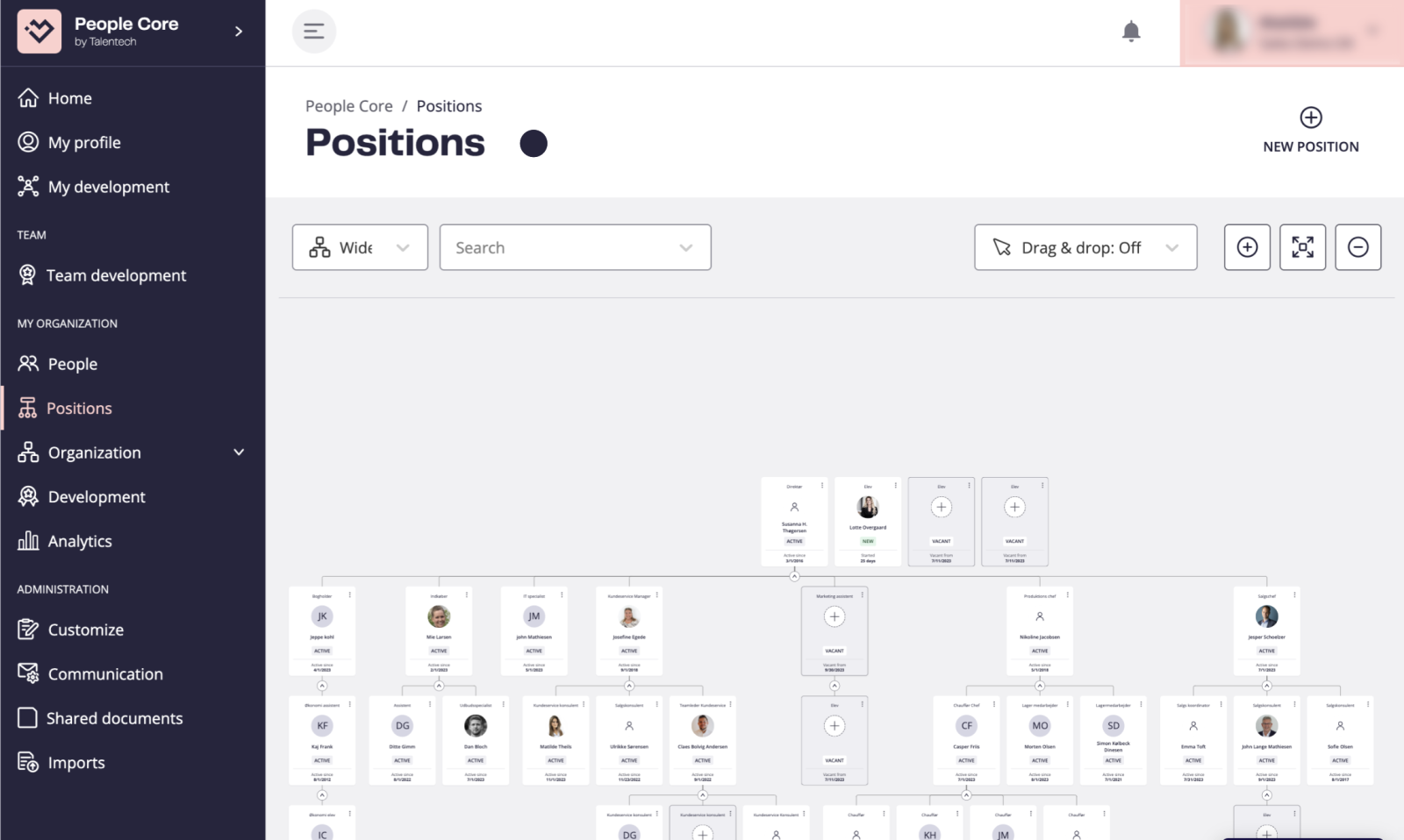 Master data | manage HR master data with ease | Talentech